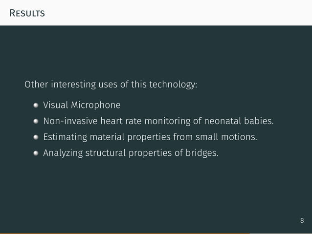 Video Magnification Analysis | PPT
