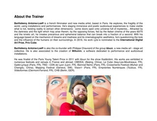 Videomapping & interactivity training