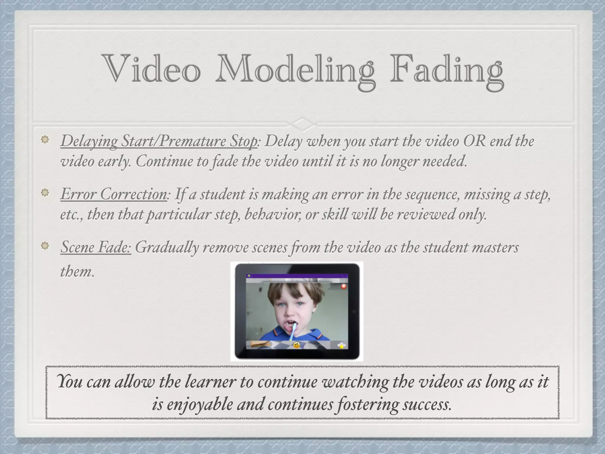 Video modeling | PDF