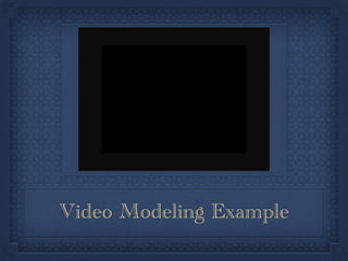Video modeling | PDF