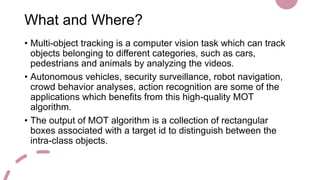 Video Multi-Object Tracking using Deep Learning | PPTX