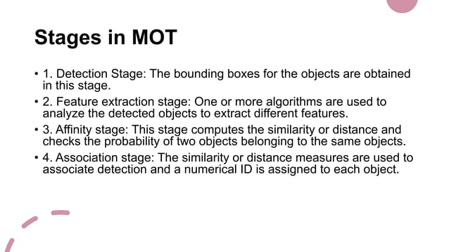 Video Multi-Object Tracking using Deep Learning | PPTX