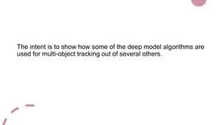 Video Multi-Object Tracking using Deep Learning | PPTX