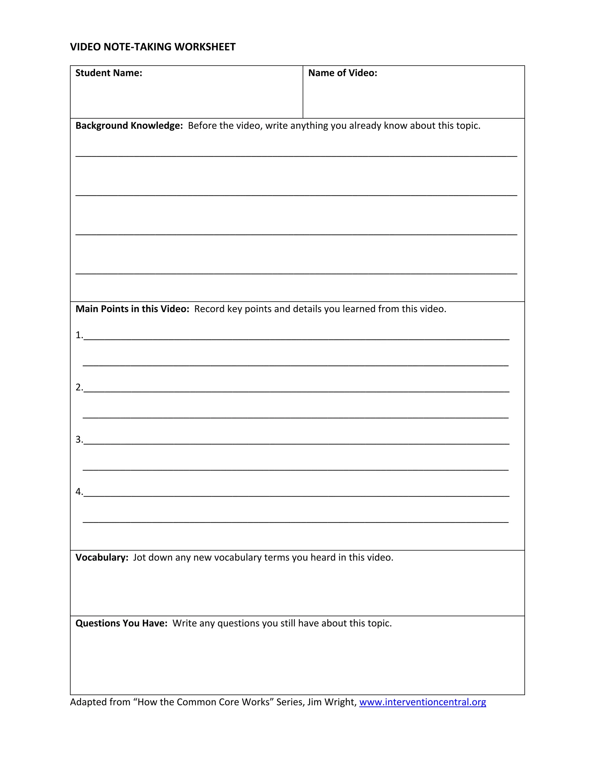 Video Note Taking Worksheet.pdf