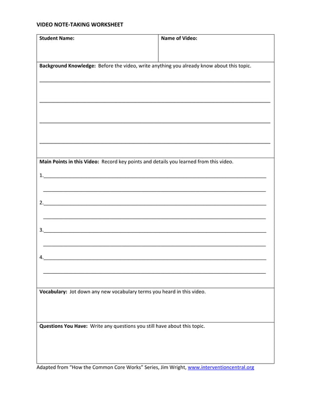 Video Note Taking Worksheet.pdf