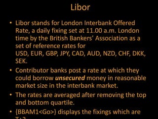 Libor OIS trading | PPTX
