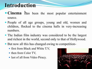 Video piracy and its Impact on indian film industry | PPT