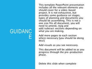 Video planning | PPT