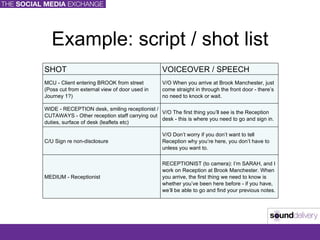 Video planning & shooting | PPT