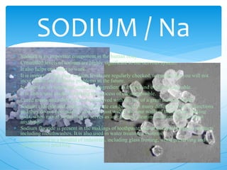 Common Elements and their Uses | PPTX