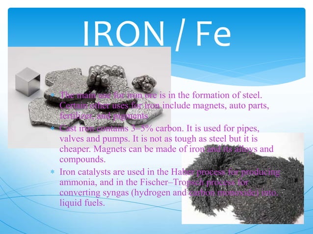 Common Elements and their Uses | PPTX | Chemistry | Science