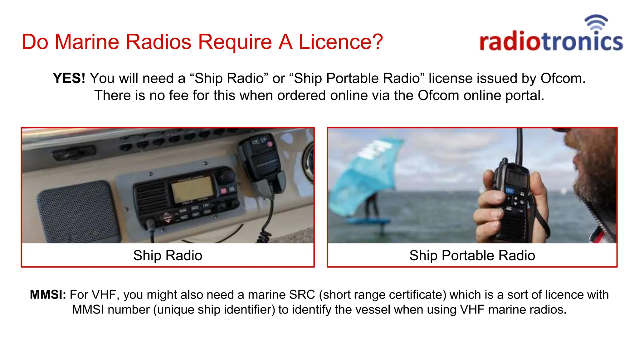 Marine Radio Explained (UK) by Radiotronics | PPTX