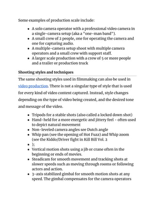Video production | PDF