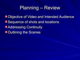 Video Production-Principles and Guidelines | PPT