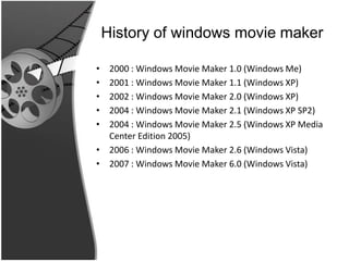 Windows Movie Maker | PPTX