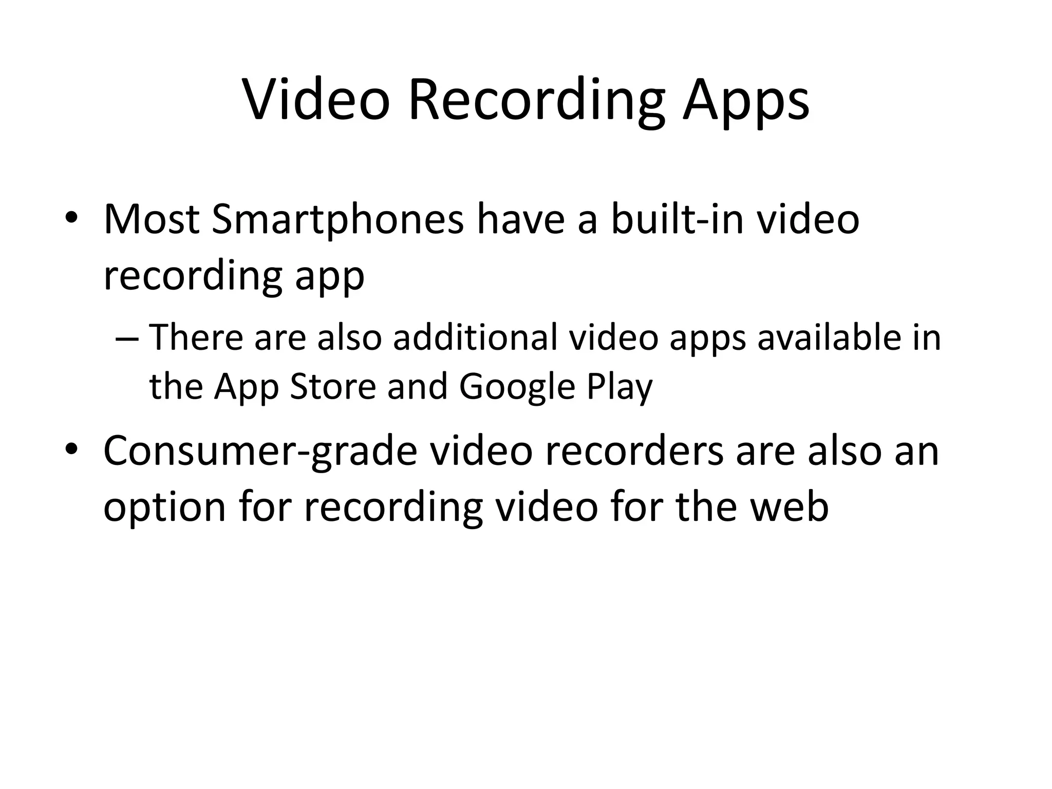 Video Production Basics | PPTX