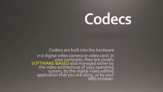 Digital Video Primer | PPT