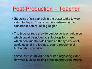 Video production process | PPTX | Video Production | Content Production