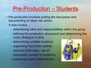 Video production process | PPTX