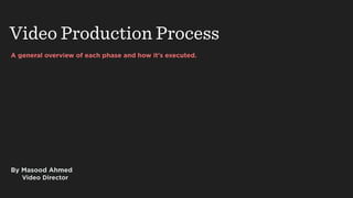 Video Production Process | PDF