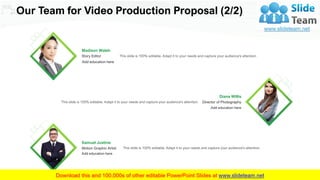 Video Production Proposal PowerPoint Presentation Slides | PDF