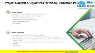 Video Production Proposal PowerPoint Presentation Slides | PDF