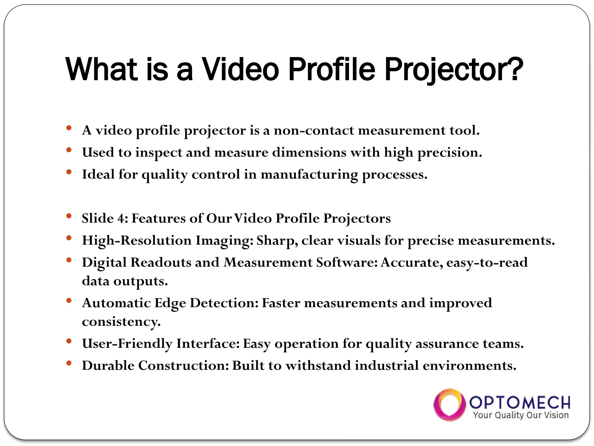 Video profile projector manufacturer in india.pptx