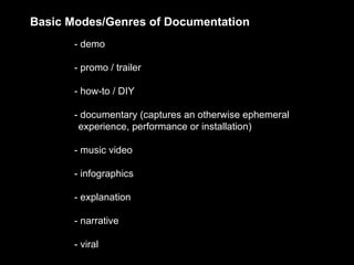 Video Project Documentation | PPT