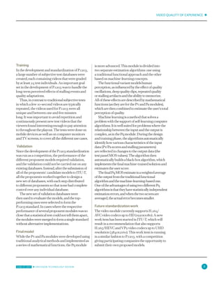 Ericsson Technology Review: Video QoE: leveraging standards to meet ...