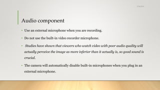 Video recording | PPT