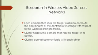 WIRELESS Visual SENSOR NETWORK | PPTX