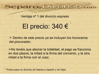 Divorcio express | PPT