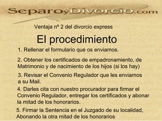 Divorcio express | PPT