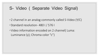 Video signal-ppt | PPTX