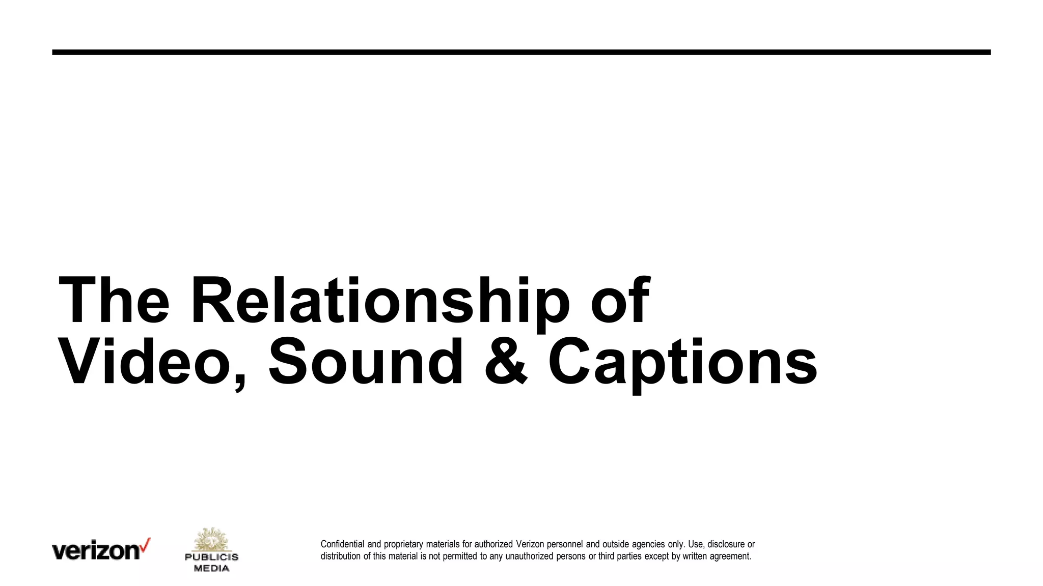 The Relationship of Video, Sound, Captions, & Everything Under the Sun ...