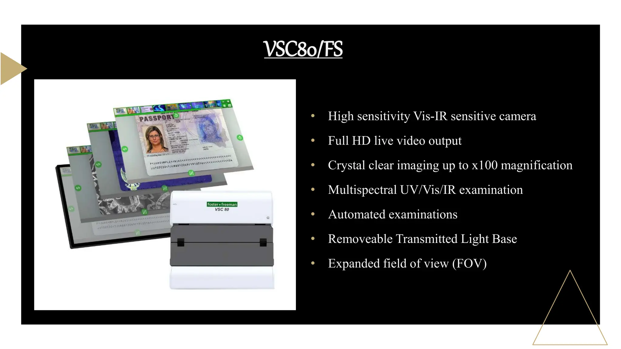 Video Spectral Comparator(VSC 6000/HS) For Questioned Documents Examination | PPTX