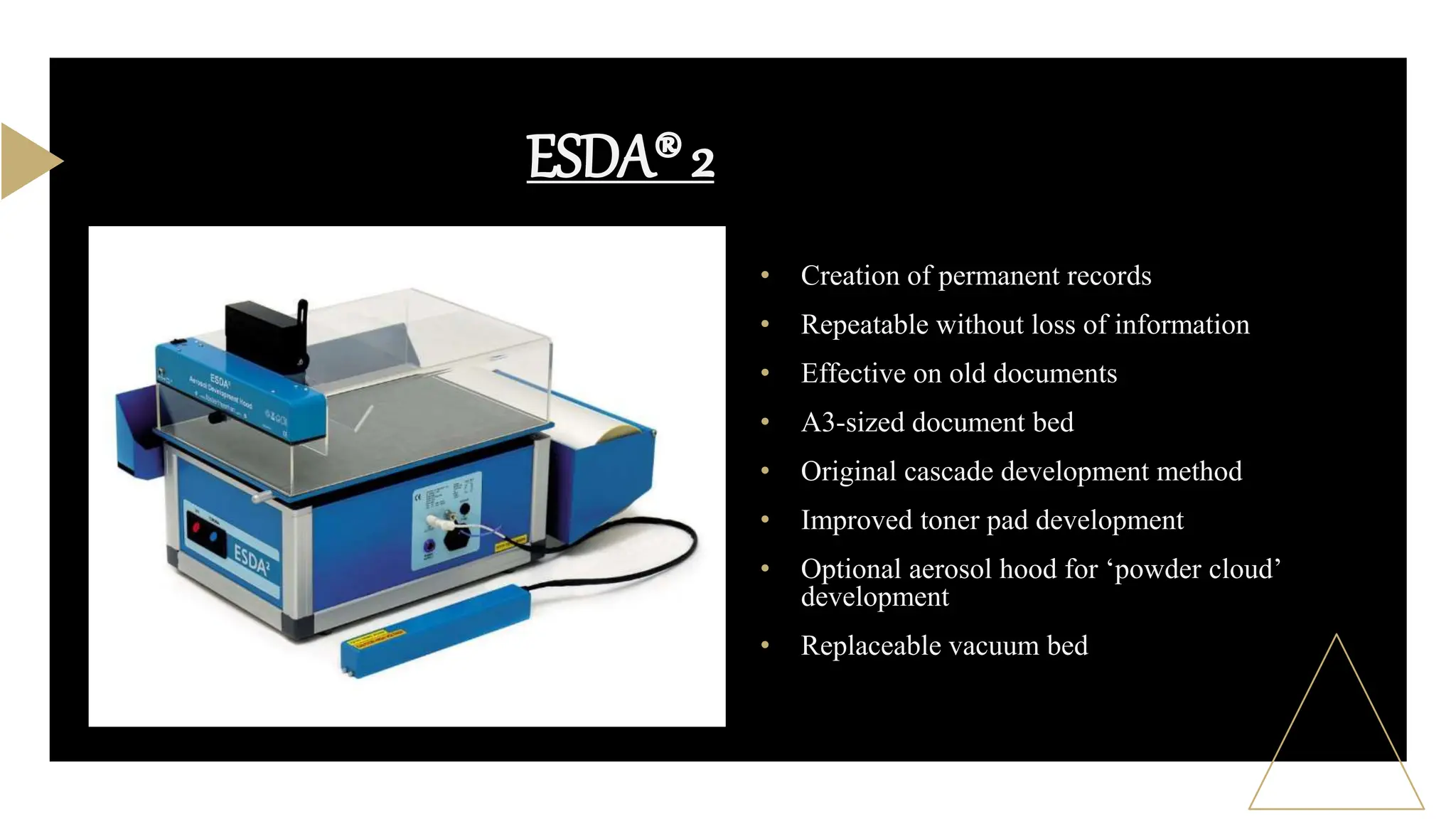 Video Spectral Comparator(VSC 6000/HS) For Questioned Documents Examination | PPTX