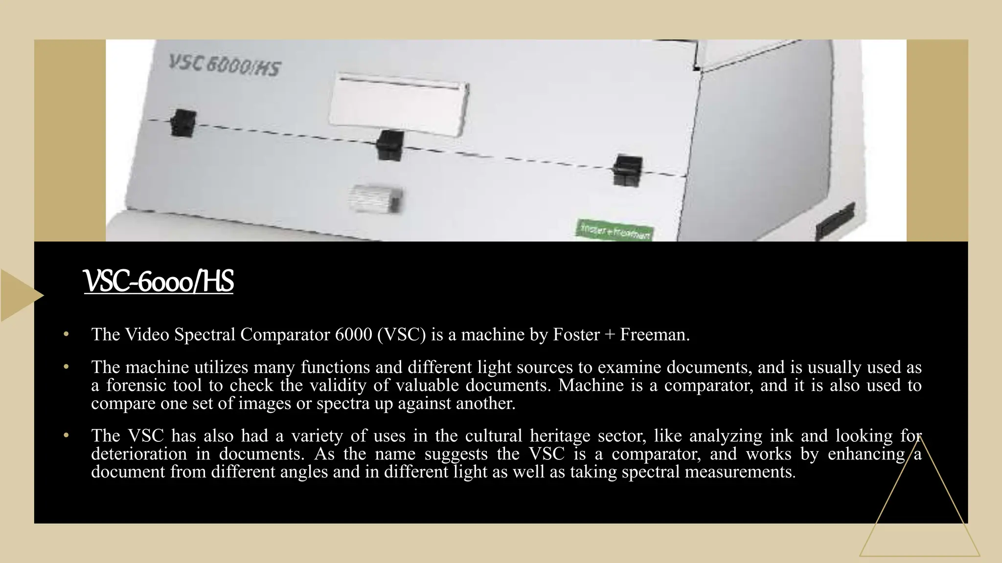 Video Spectral Comparator(VSC 6000/HS) For Questioned Documents ...
