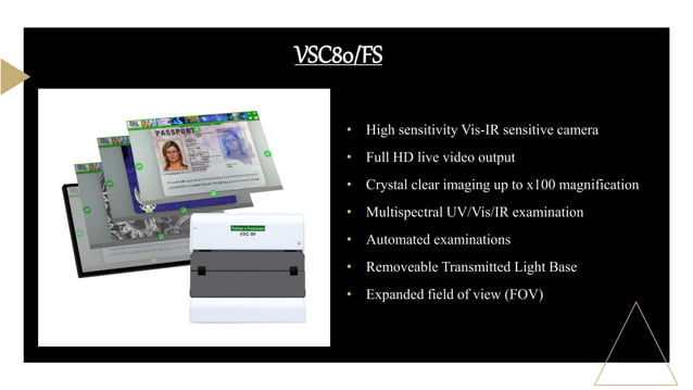 Video Spectral Comparator(VSC 6000/HS) For Questioned Documents Examination | PPTX