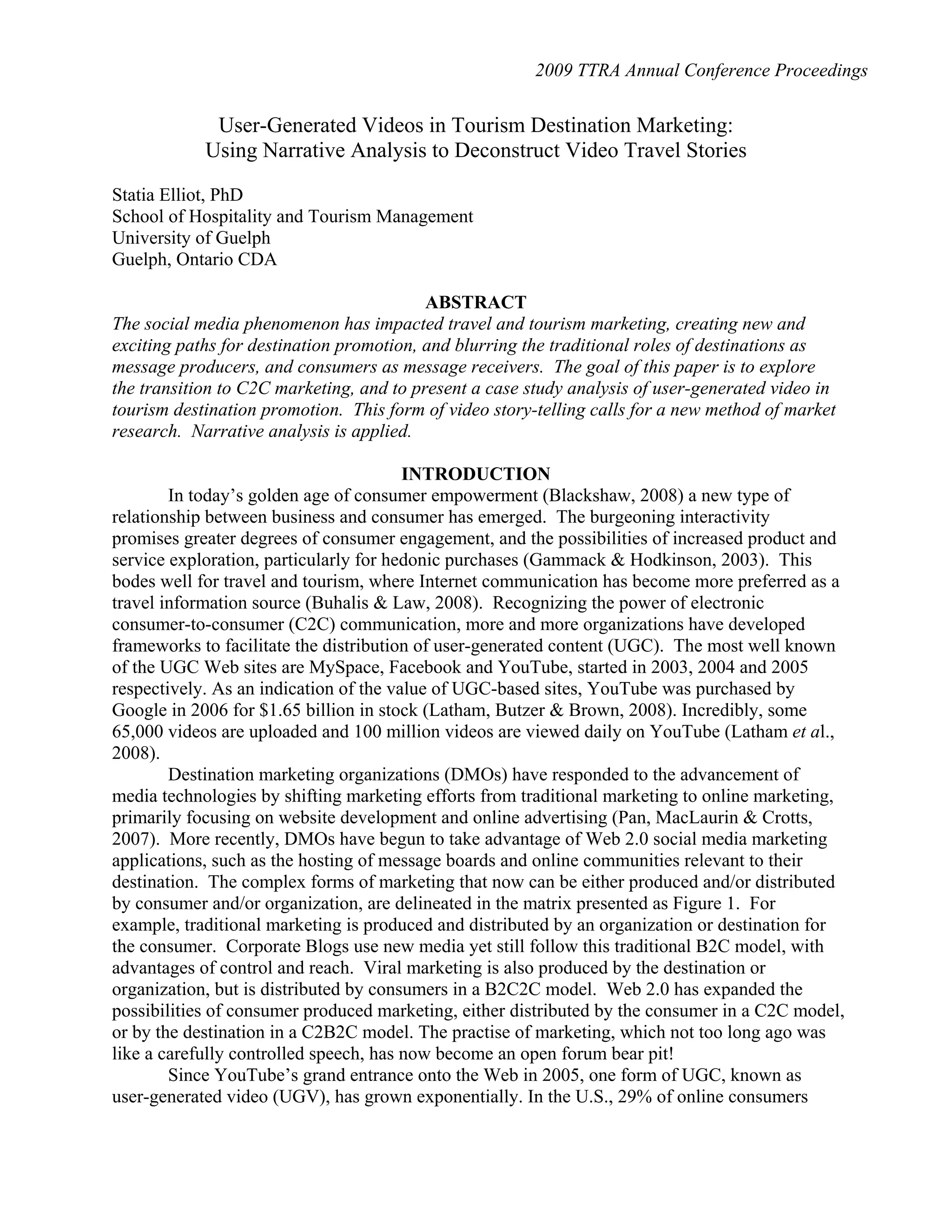 L\'importance de la vidéo pour les destinations | PDF | Internet | Computing