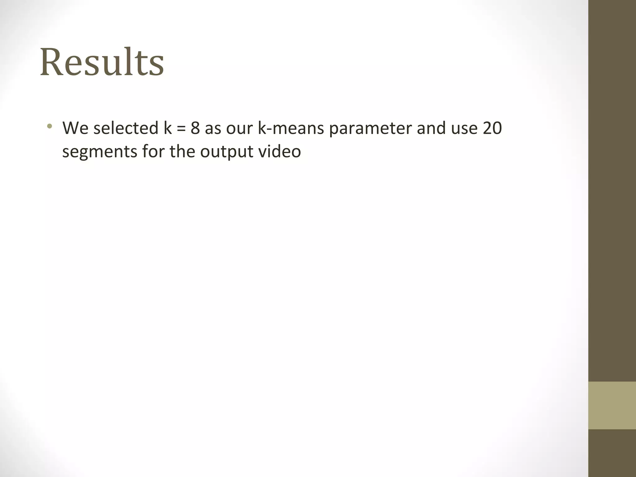 Video Summarization Using Clustering Ppt Video Software Computer