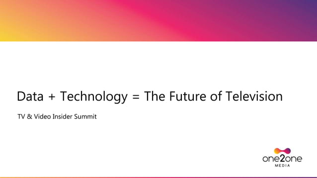 Data, Technology, Television | PPT