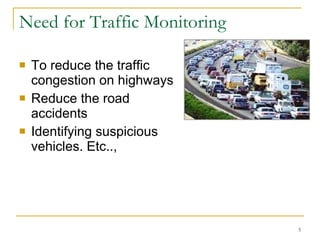 Video Surveillance Systems For Traffic Monitoring | PPT