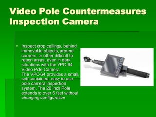 Video surveillance | PPT | Cameras and Camcorders | Consumer Electronics