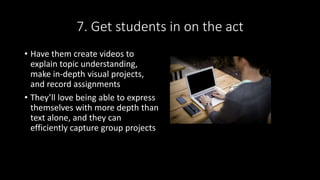 7 Ways Video can Enhance the Student Experience | PPT