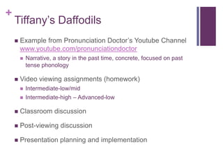 Using Video to Flip ESL Speaking, Listening, and Pronunciation | PPT