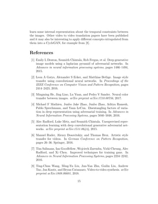Video to Video Translation CGAN | PDF