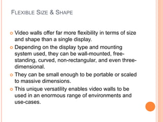 Video wall system benefits | PPTX