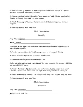 Video worksheet | PDF