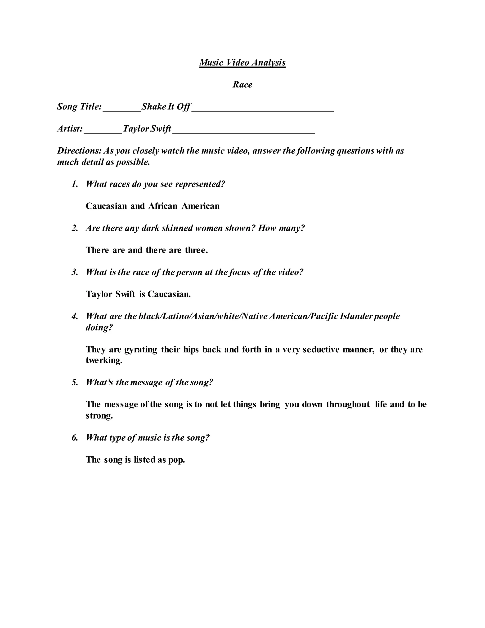 Video worksheet | PDF